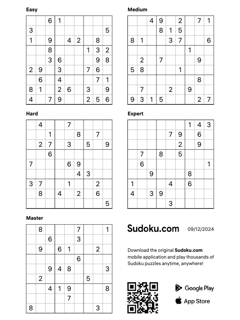 Sodoku 1 | PDF