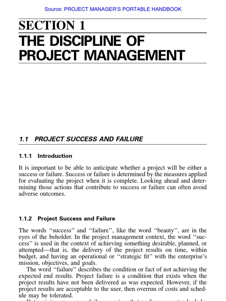 The Discipline of Project Management | Project Management | Strategic ...