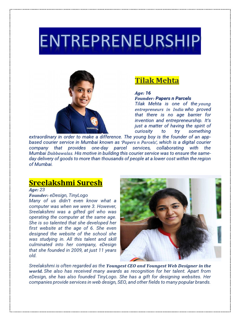 Entrepreneurship | PDF | Security Hacker | Cyberspace