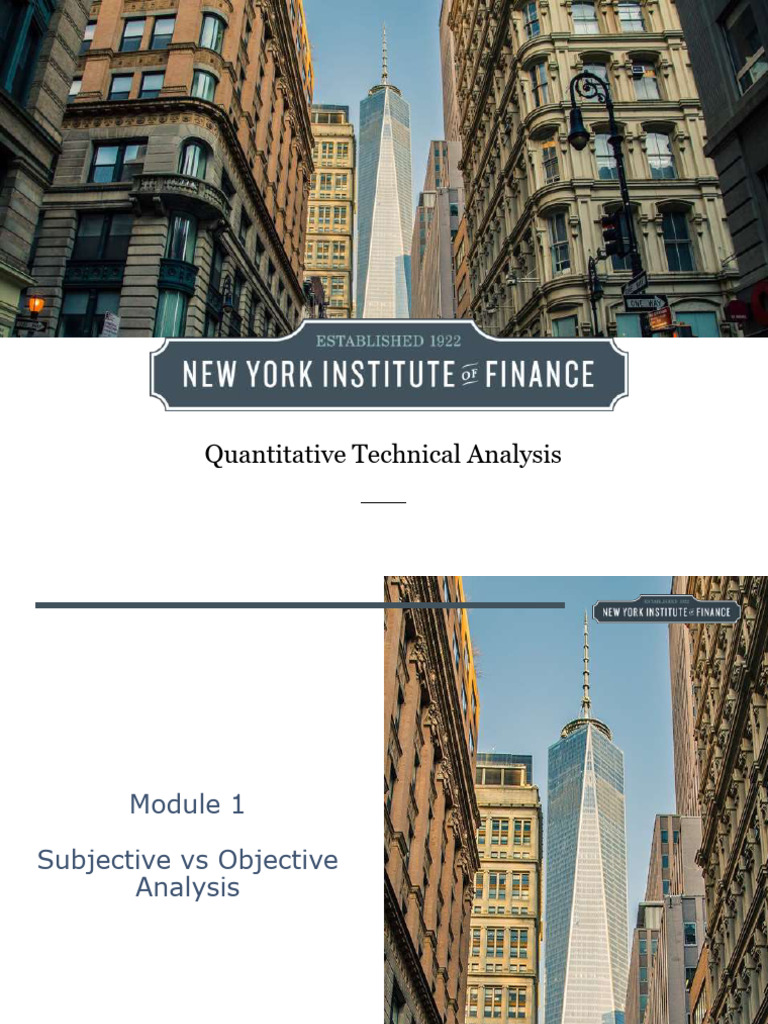 Quantitative_Technical_Analysis | PDF | Sharpe Ratio | Algorithmic Trading