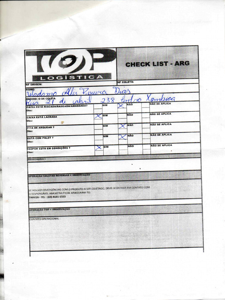 Chek Lit de Embalagem | PDF