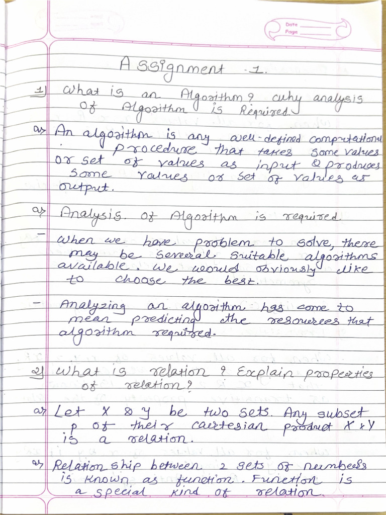 ADA ASSIGNMENT 1 | PDF