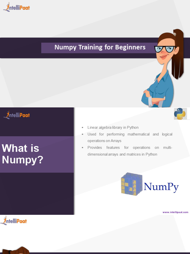 Numpy | PDF | Computer Data | Computer Programming Numpy | PDF | Computer Data | Computer Programming