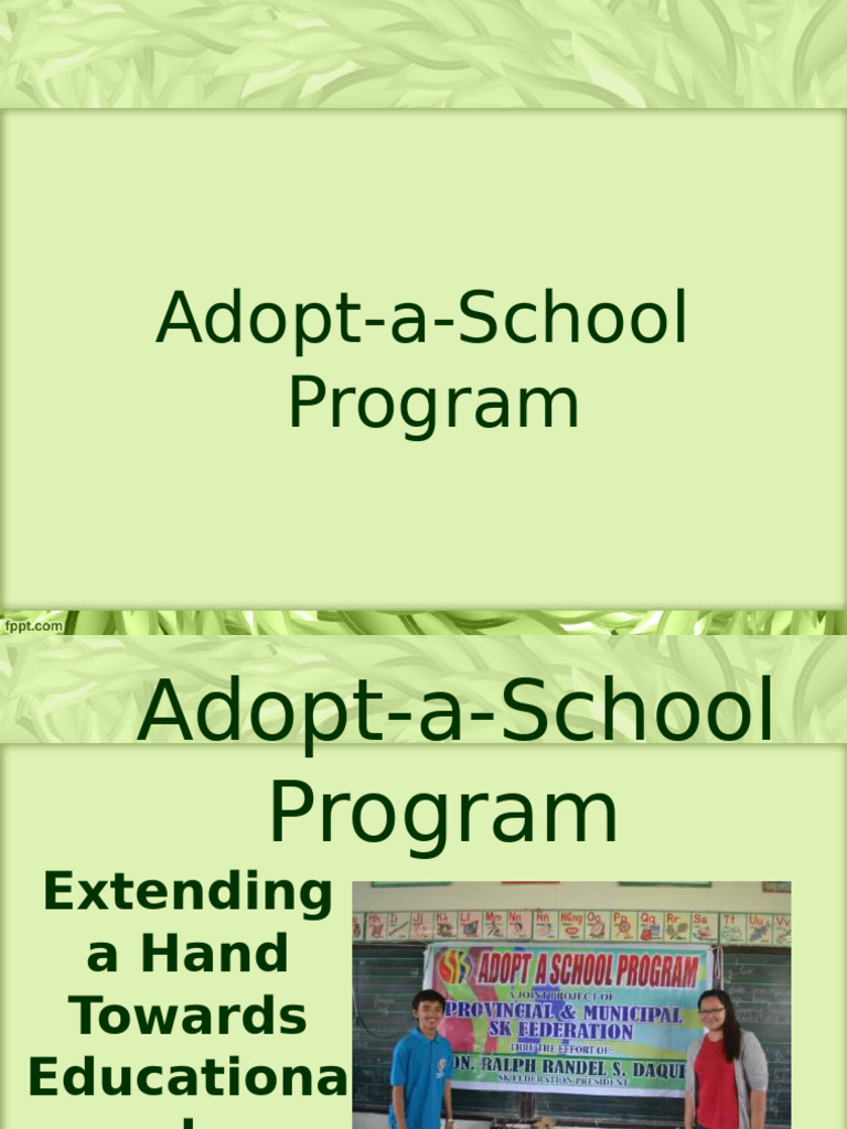 Adopt A Schoolprogram 130823095019 Phpapp02 - 104242 | PDF | Cost Of Living