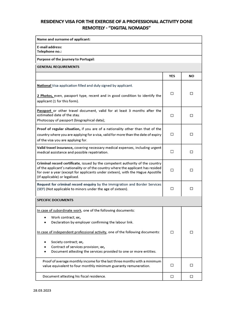 Ficha DR VCP 012023 en | PDF | Travel Visa | Criminal Record