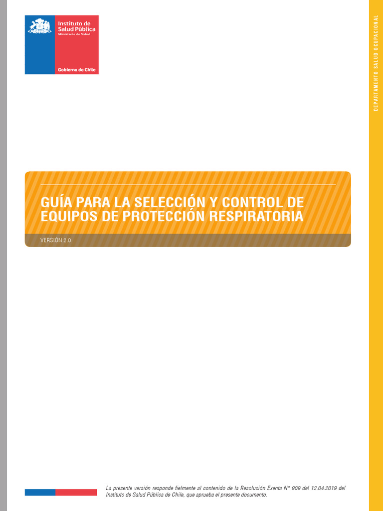 Guía de Protección Respiratoria | PDF | Seguridad y salud ocupacional | Filtración