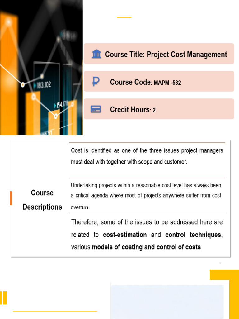 Project Cost Management Essentials | PDF | Project Management | Risk ...