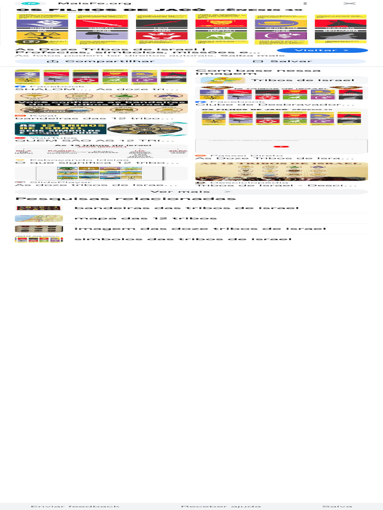 Doze Tribos de Israel: Símbolos e Missões | PDF