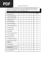 Wsas Scale | PDF | Mental And Behavioural Disorders | Human Nature