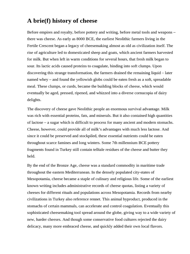 ted-ed | PDF | Cheese | Anesthesia