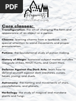 Hogwarts Timetable | PDF