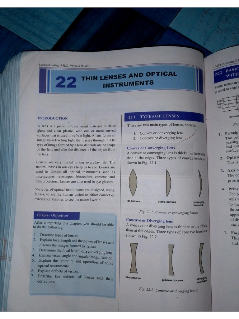 Thin Lenses and optical instrument | PDF