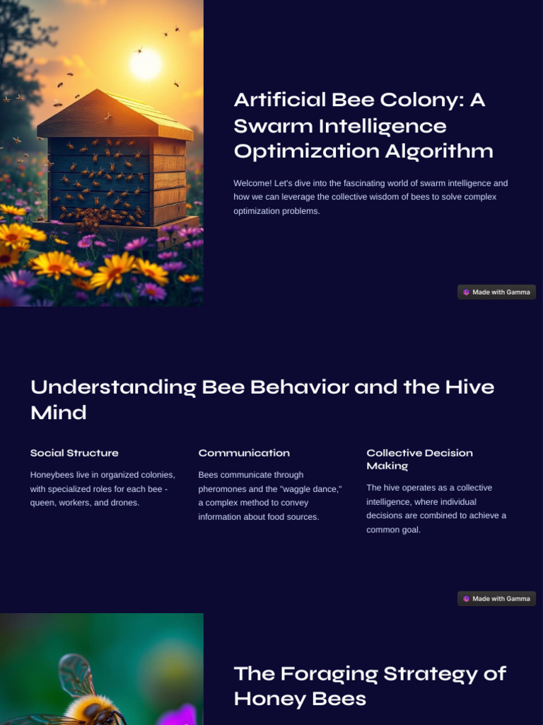 Artificial-Bee-Colony-A-Swarm-Intelligence-Optimization-Algorithm | PDF | Honey Bee | Bees