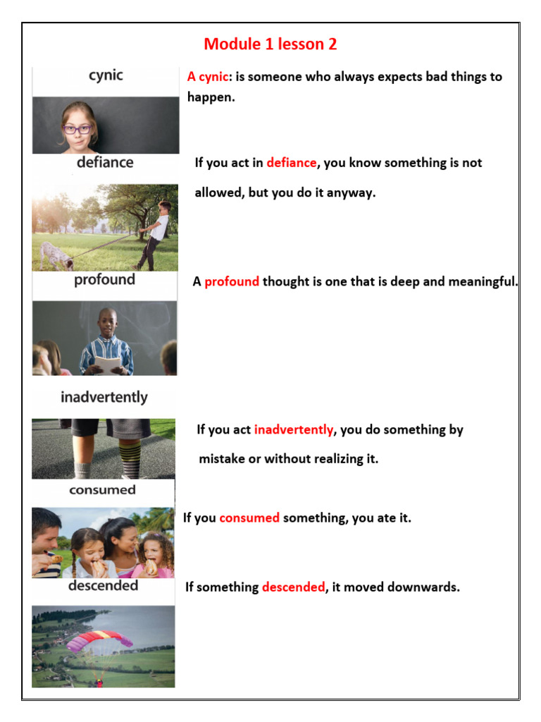 module 1 lesson 2 | PDF