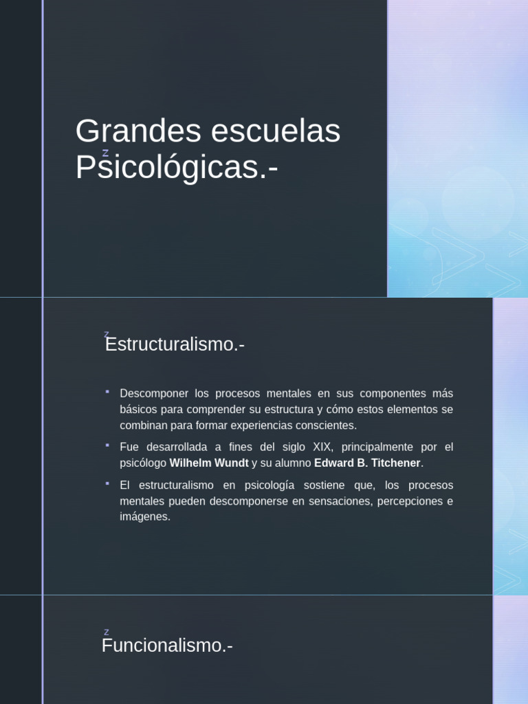 Grandes escuelas psicologicas | PDF | Sicología | Psicologia humanista