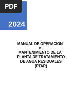 Manual de O&M-PTAR-g | PDF | Aguas residuales | Tanques