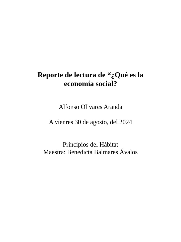 Economía Solidaria: Alternativa Viable | PDF | Sustentabilidad ...