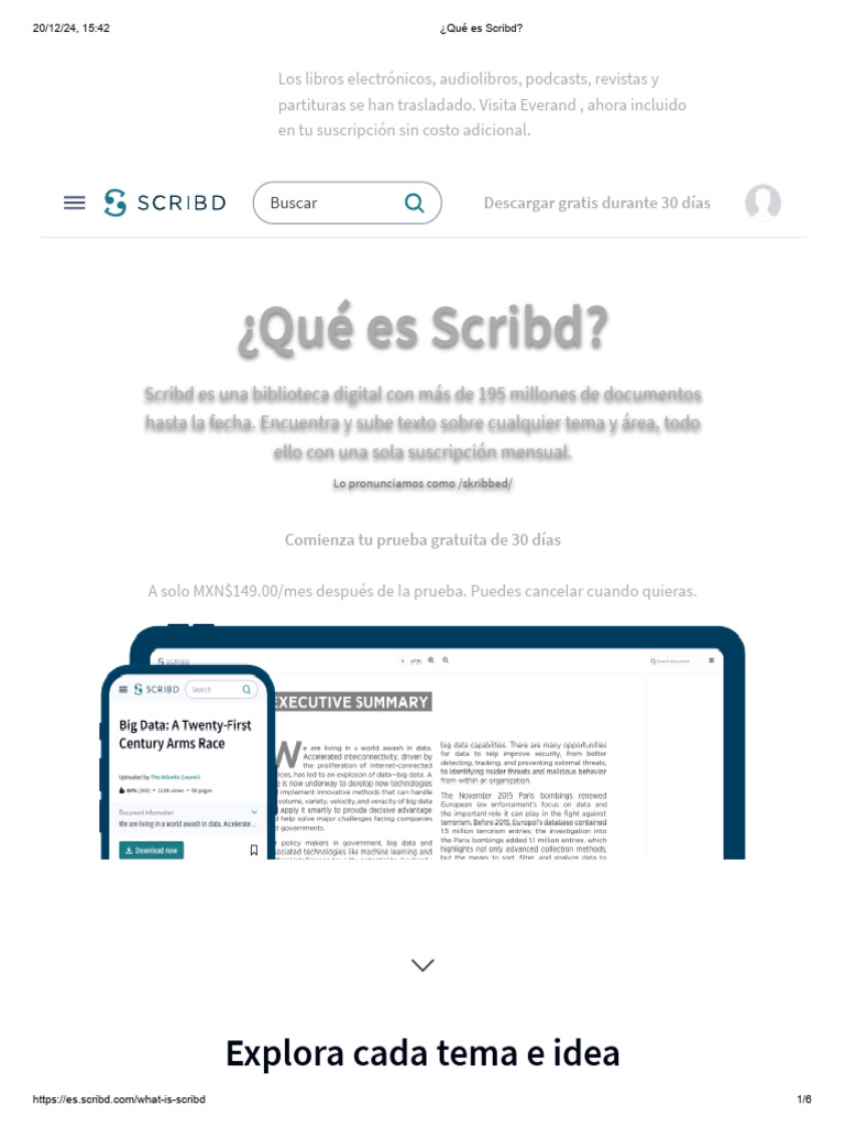 ¿Qué es Scribd_ | PDF | Scribd | Android (sistema operativo)