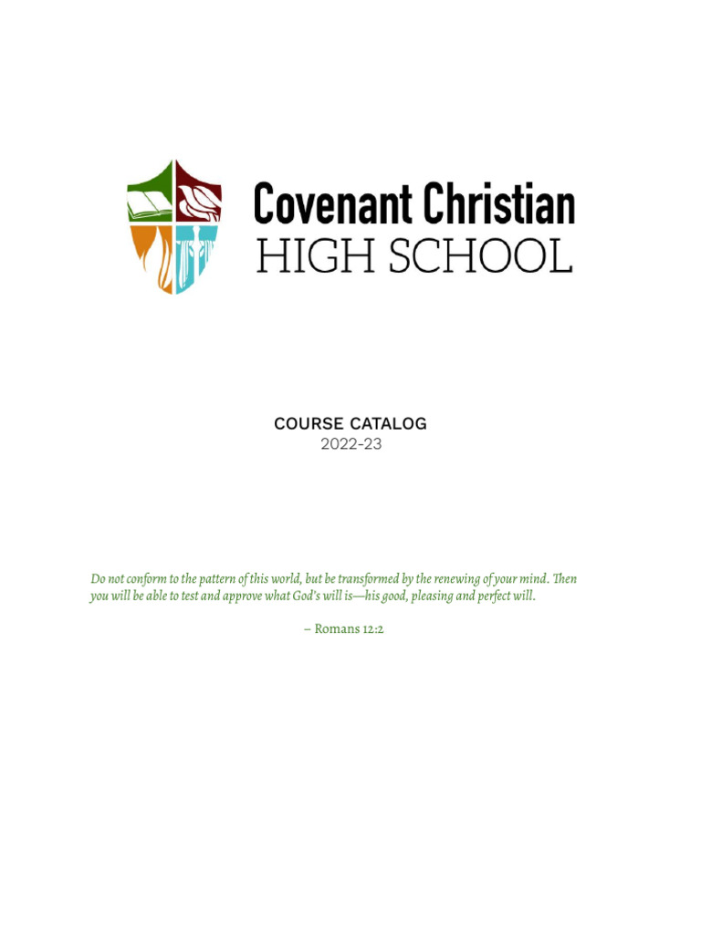 CCHS Course Catalog 2022-23 | PDF | Advanced Placement | Paul The Apostle