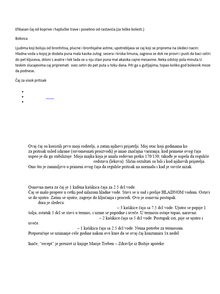 Efikasni cajevi | PDF