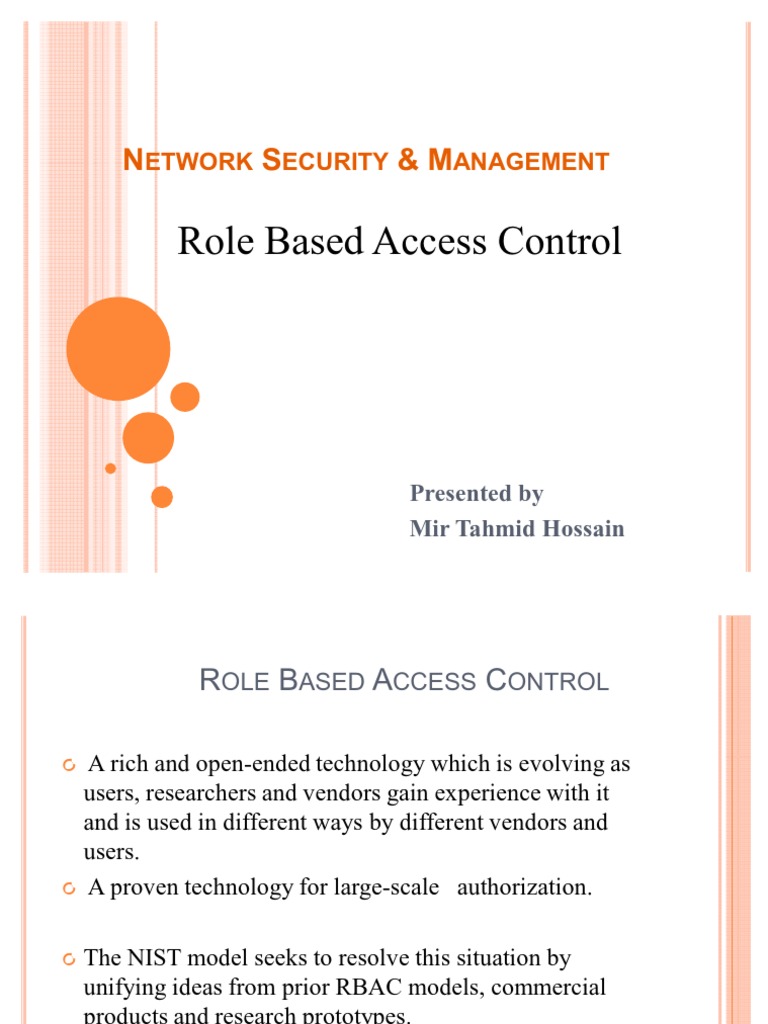 Role Based Access Control | PDF | Systems Engineering | Computer Data