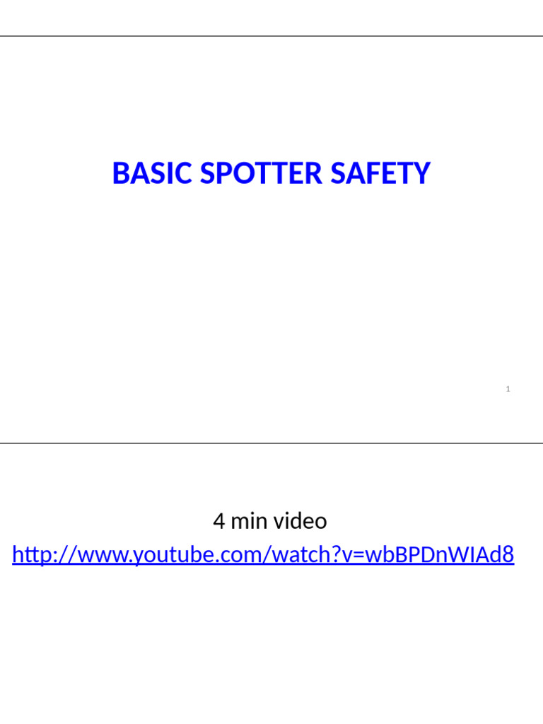 Basic Spotter Safety | PDF | Crane (Machine) | Truck