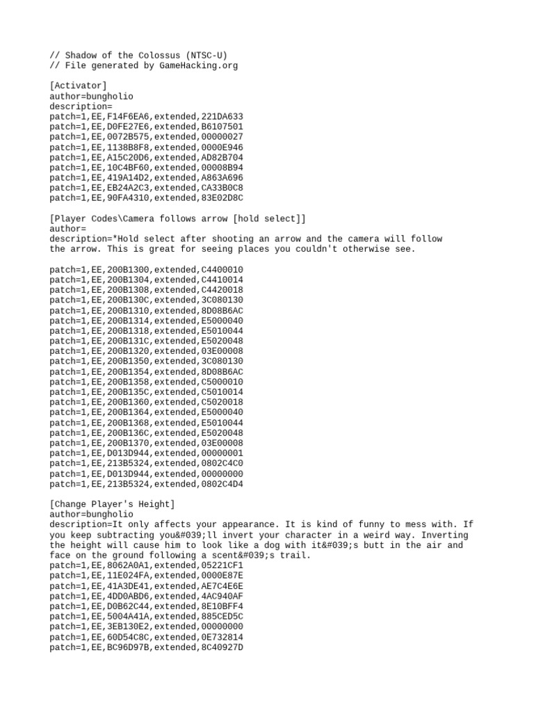 SCUS-97472 Pnach | PDF