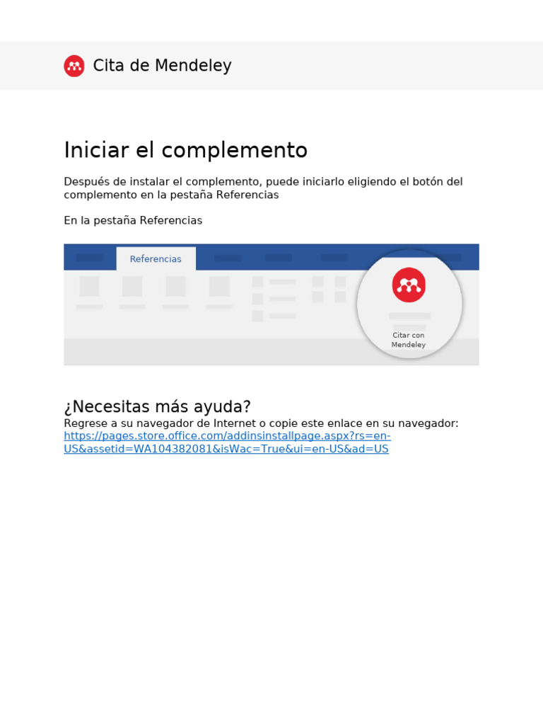 Iniciar El Complemento | PDF