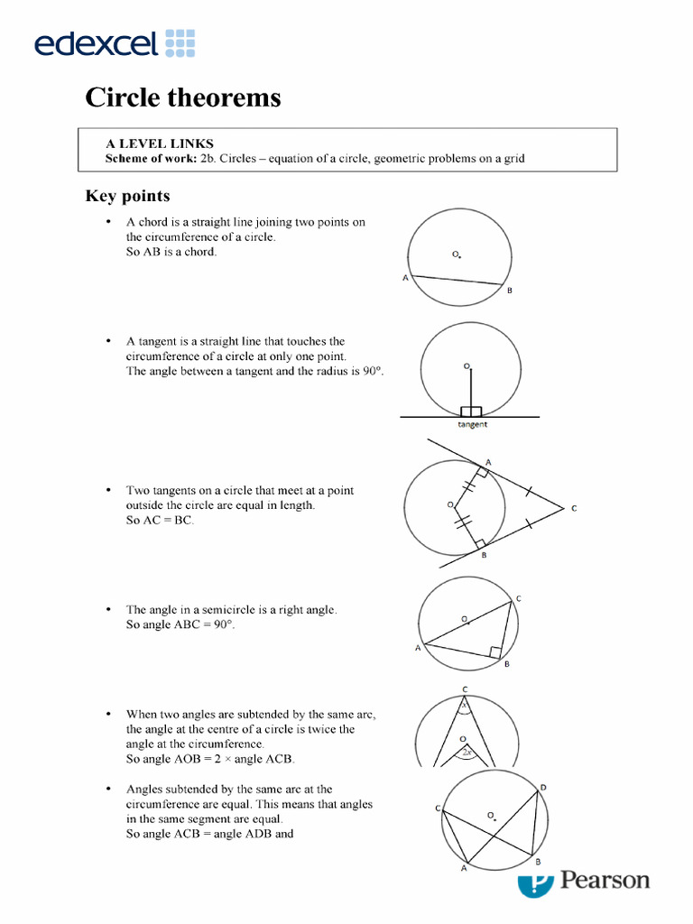 Circle Geometry | PDF