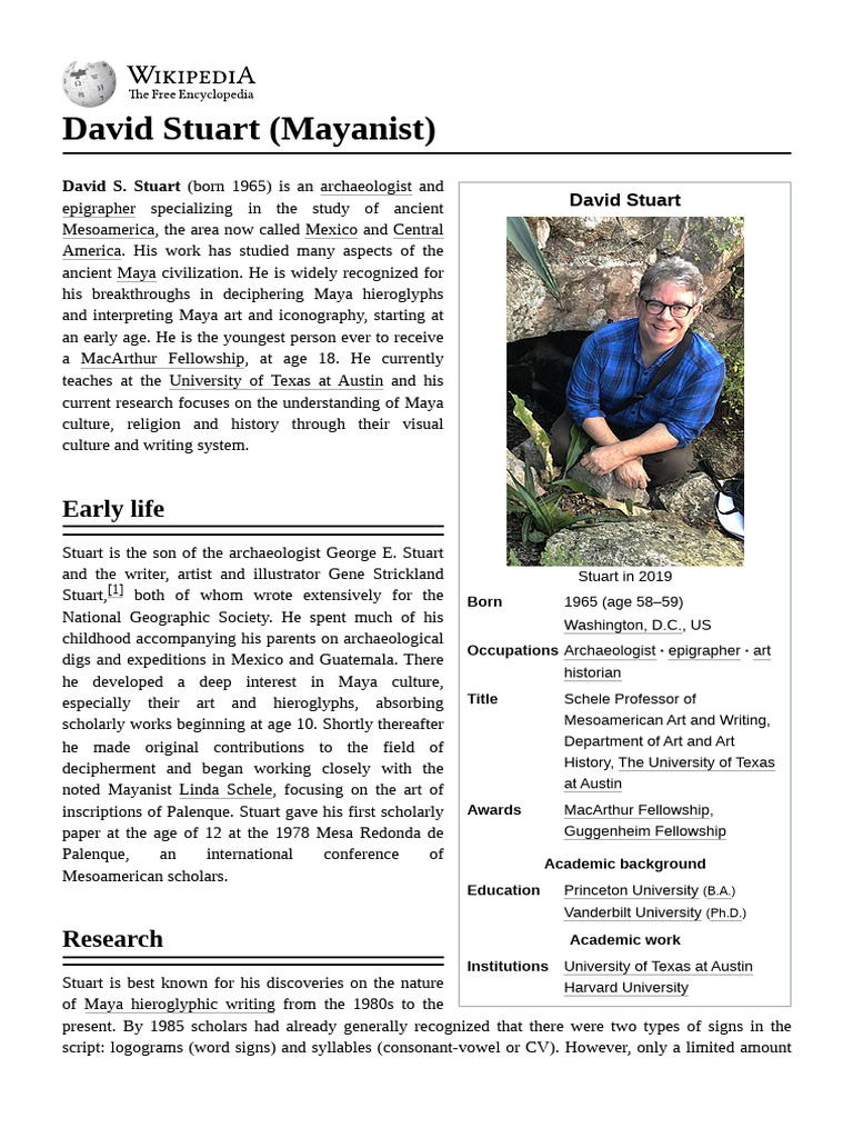 David_Stuart_(Mayanist) | PDF | Mesoamerica | Yucatán Peninsula