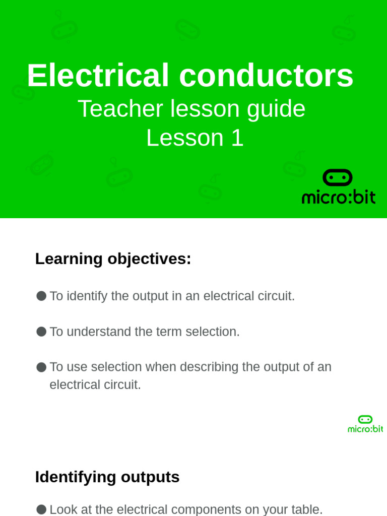 Electrical Conductors 1 Slides | PDF | Creative Commons License ...