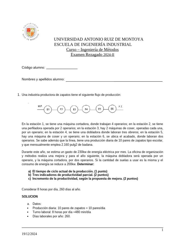 Examen Rezagado | PDF