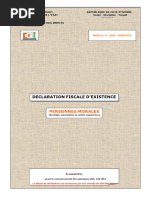 Déclaration fiscale d'existence PME | PDF | Impôts | Impôt sur le revenu