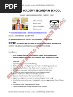 2025 All Biology Past Papers | PDF | Adaptation | Seed