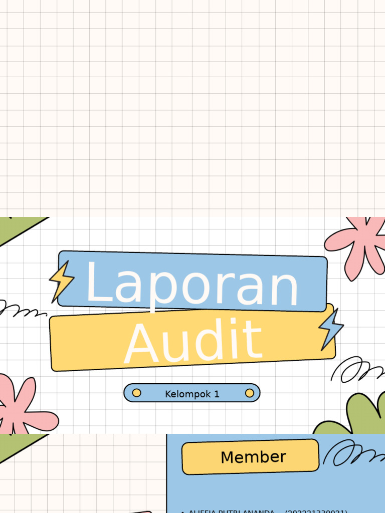 LAPORAN AUDIT Kel 1 | PDF