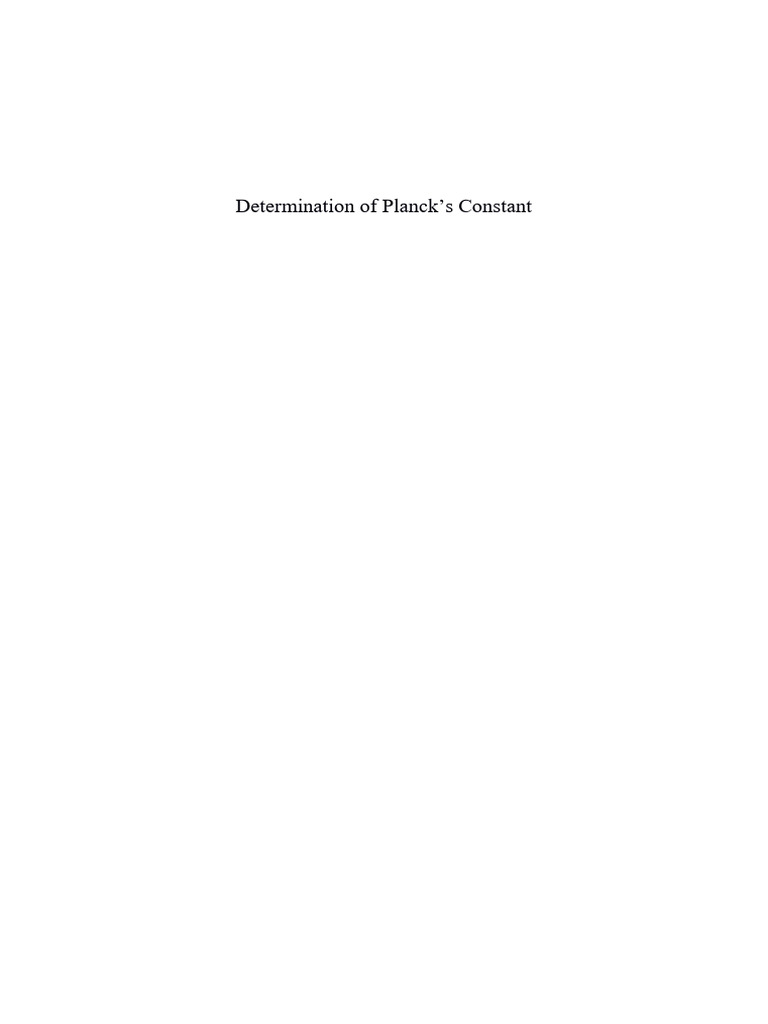 Expt 1 Plancks Constant Pdf 2278