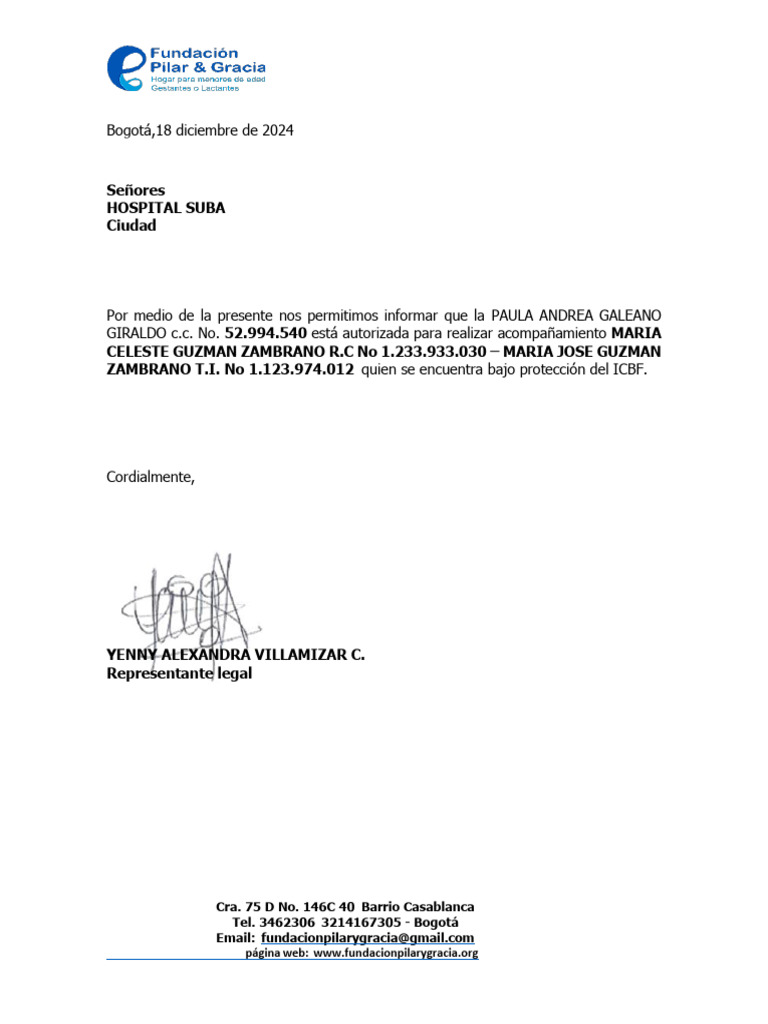 Documento de Hospitalozacio Hospital de Suba | PDF