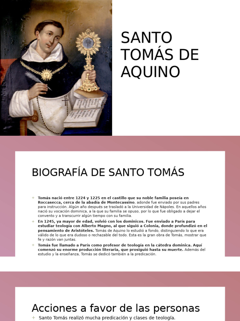 Santo Tomas | PDF