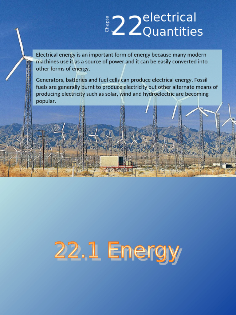 Chapter 22 Electrical Quantities | PDF | Electricity | Incandescent Light Bulb