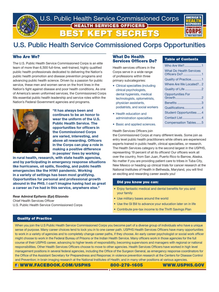 Health Services Officers Best Kept Secrets | PDF | United States Public ...