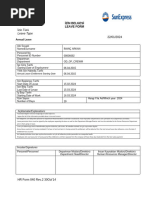 YILLIK İZİN FORMU | PDF