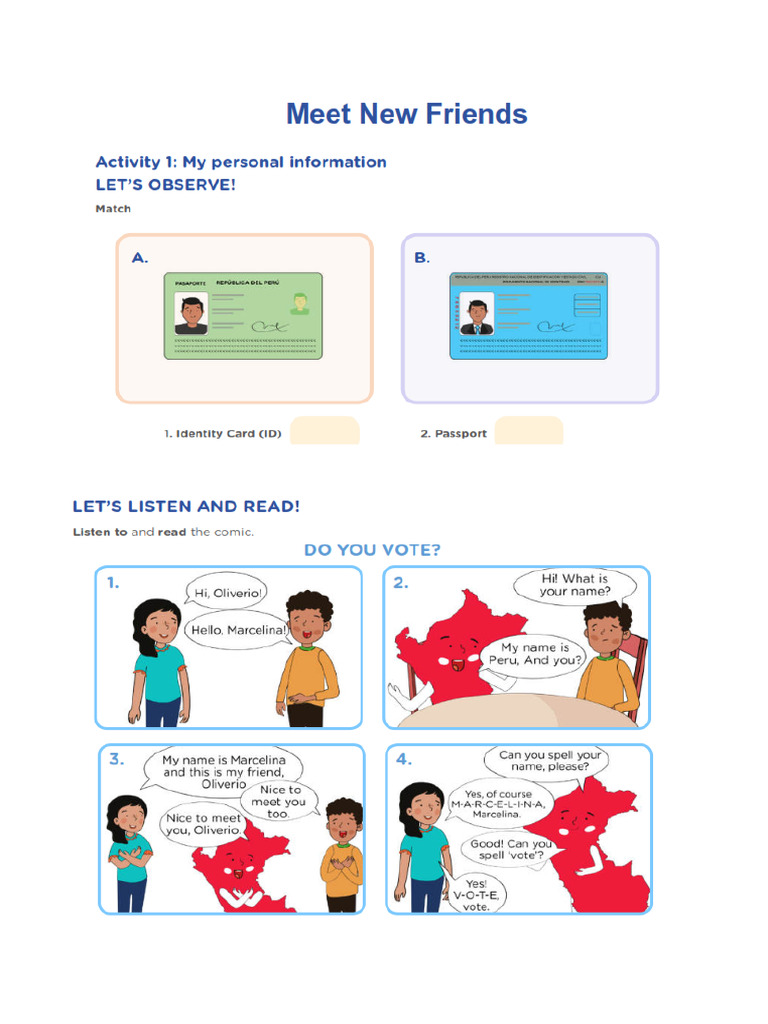 Activity 01 - My Personal Information | PDF
