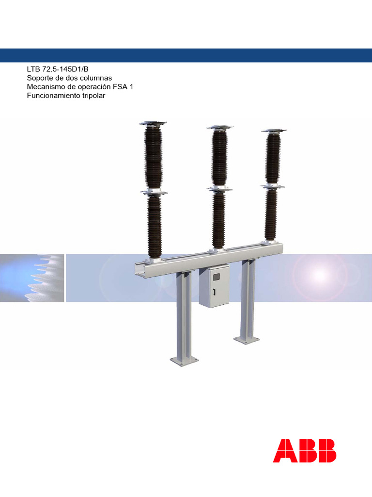 Manual LTB145D1-B FSA1 (Tripolar) (2011) | PDF | Cambiar | Aislador (Electricidad)