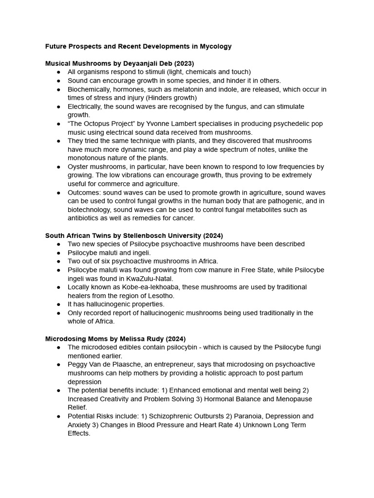 Bio Fungi Task | PDF | Fungus | Mushroom