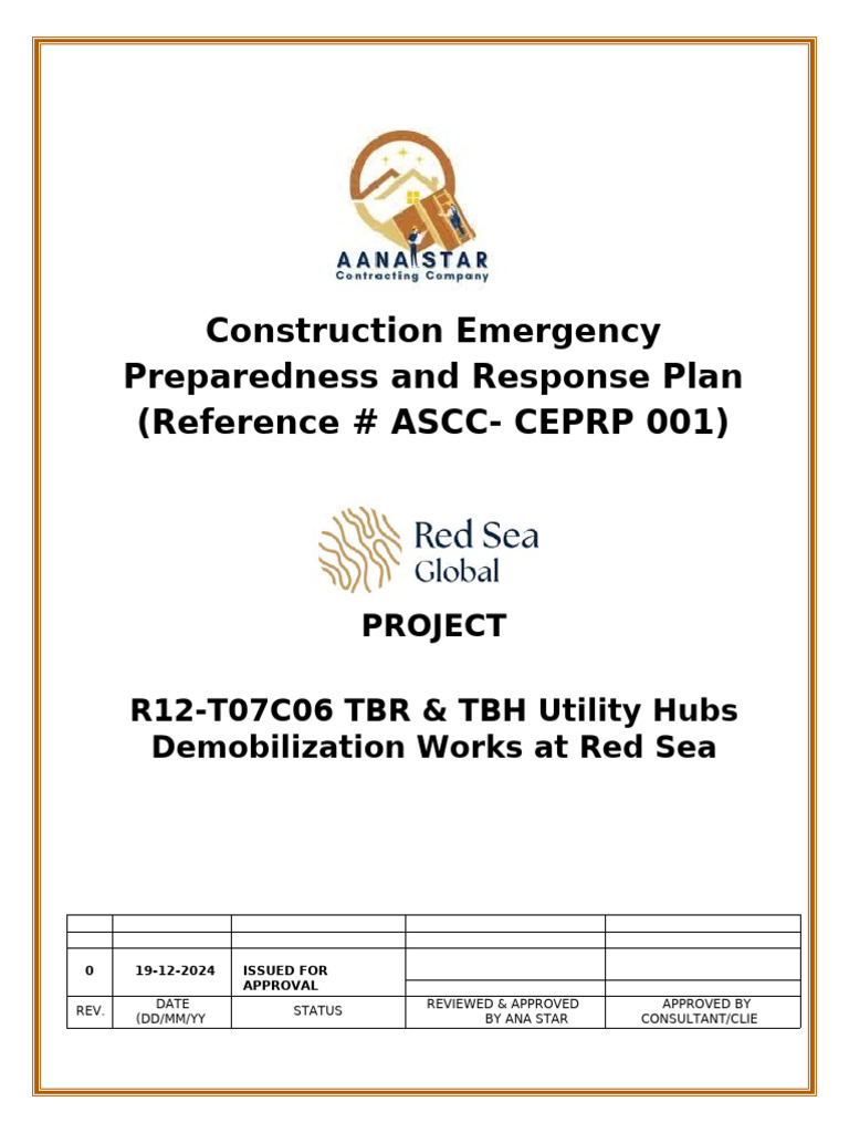 588298098 Updated Emergency Response Plan | PDF | Flood | Tropical Cyclones