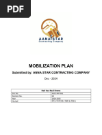 Mobilization Plan Template | PDF