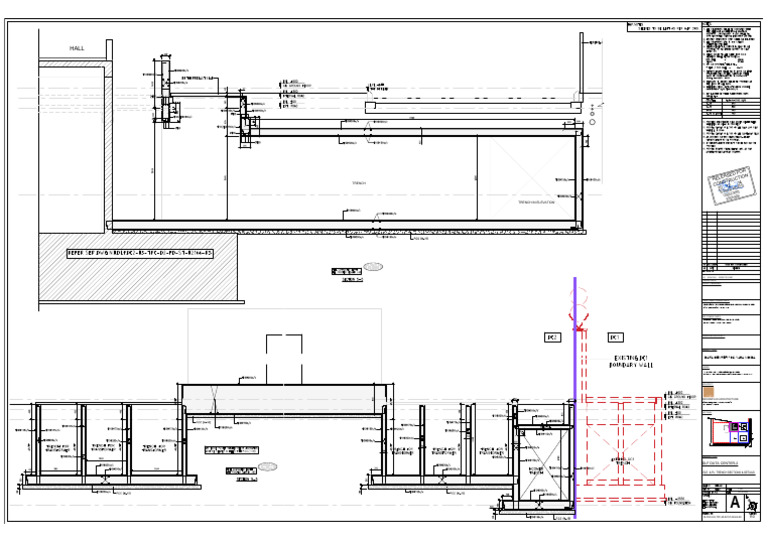 Dlfdc2-05-Tpc-Mi-Zz-St-02464 - Data Center-2 - Trench Layout & Sections | PDF | New Delhi