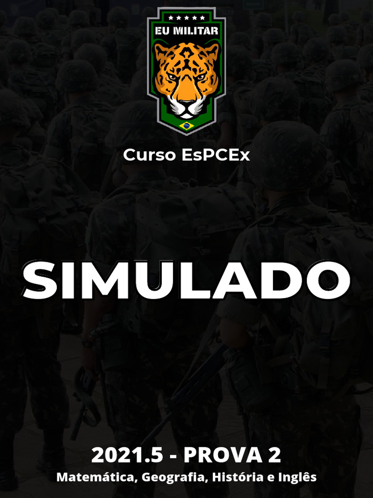 5 - Simulado - Espcex Prova2 2021 5 | PDF | União Europeia | Economia