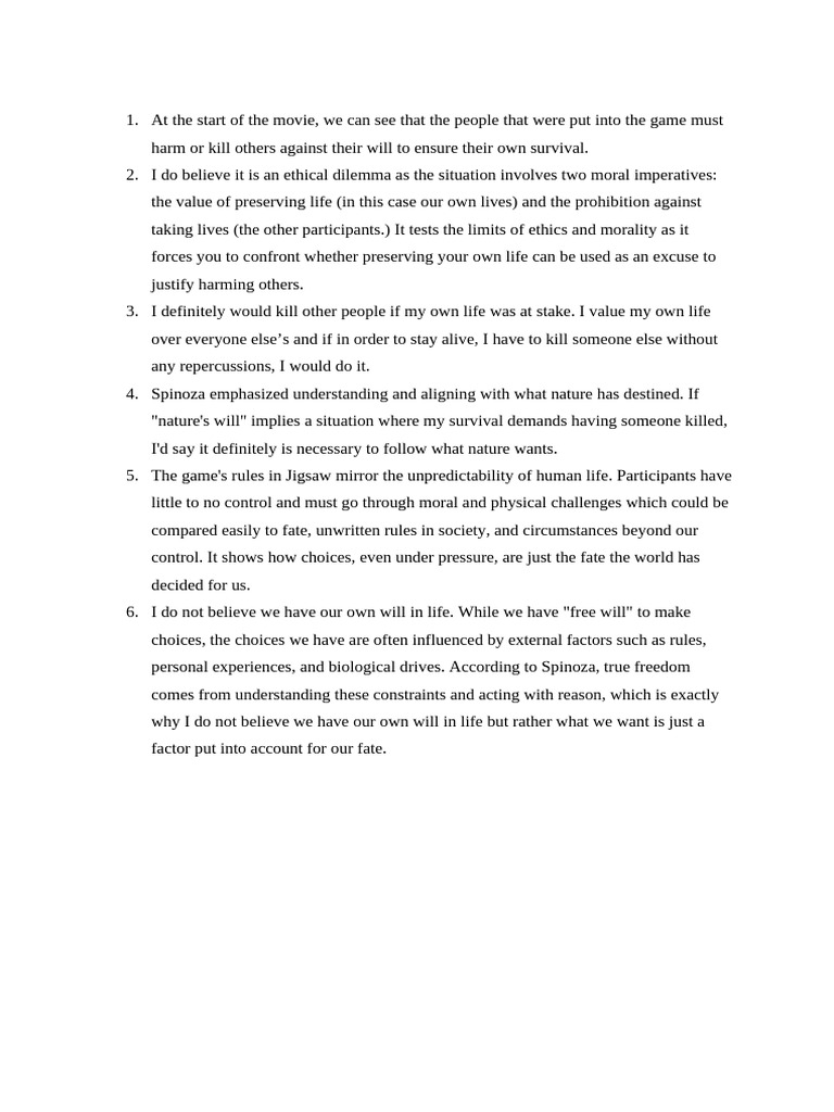 Jigsaw Movie Worksheet | PDF