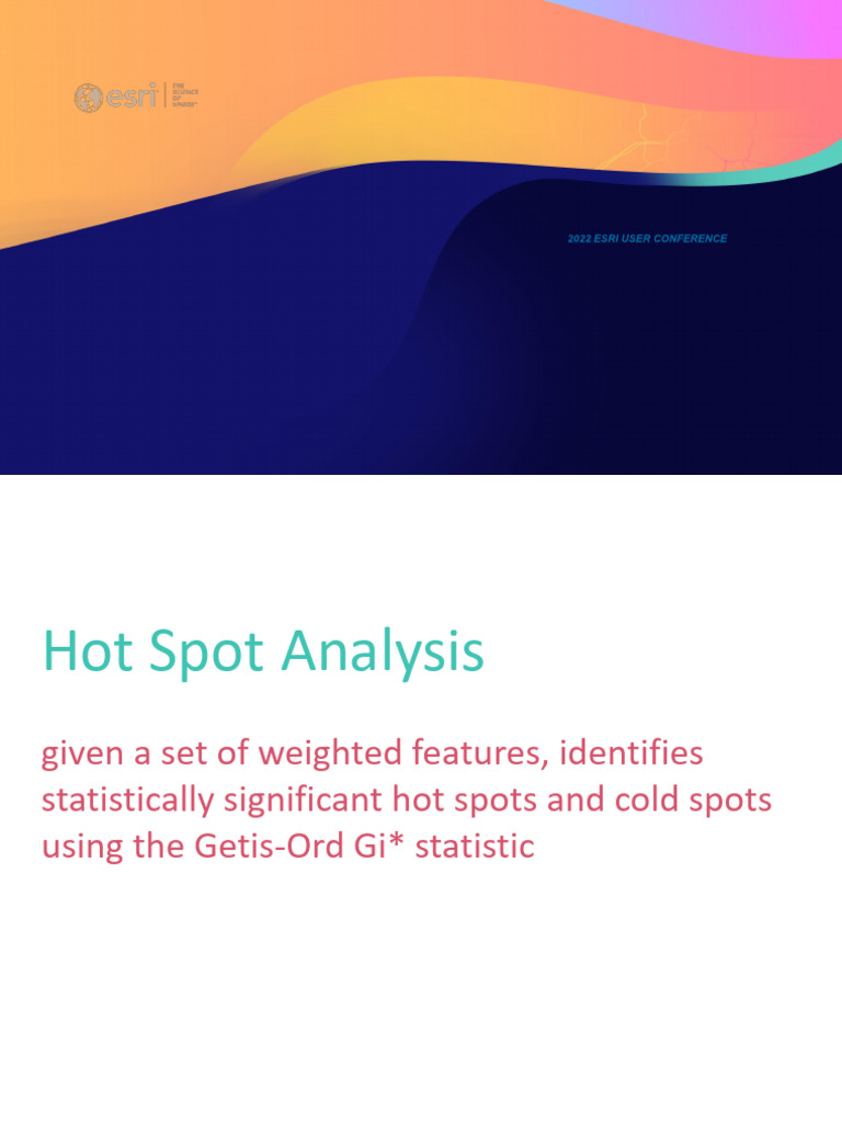 Spatial Statistics Statistical Cluster Analysis UC 2022 | PDF | Spatial Analysis | Data Science